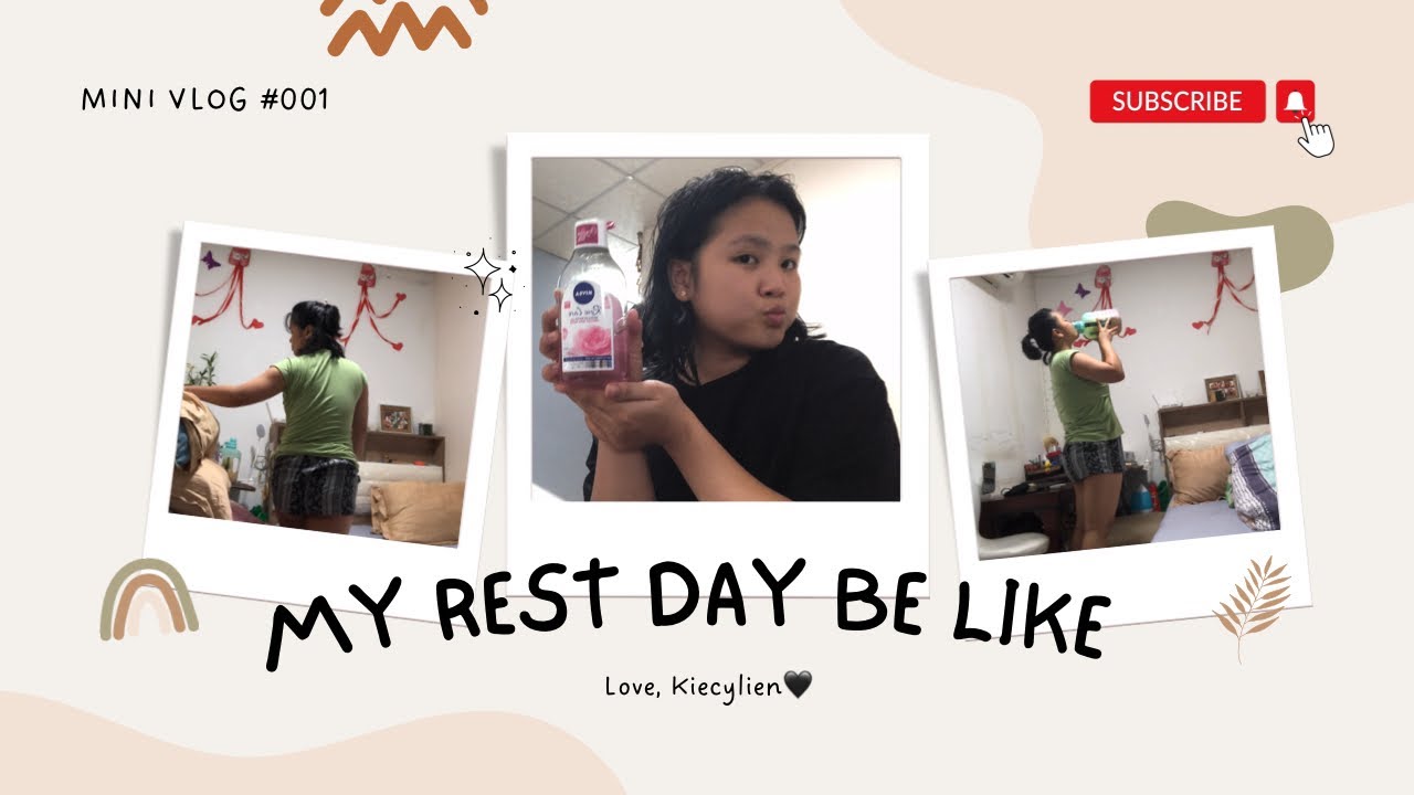 HOW I SPENT MY REST DAY. mini vlog part #001 || KiecyMarie - YouTube