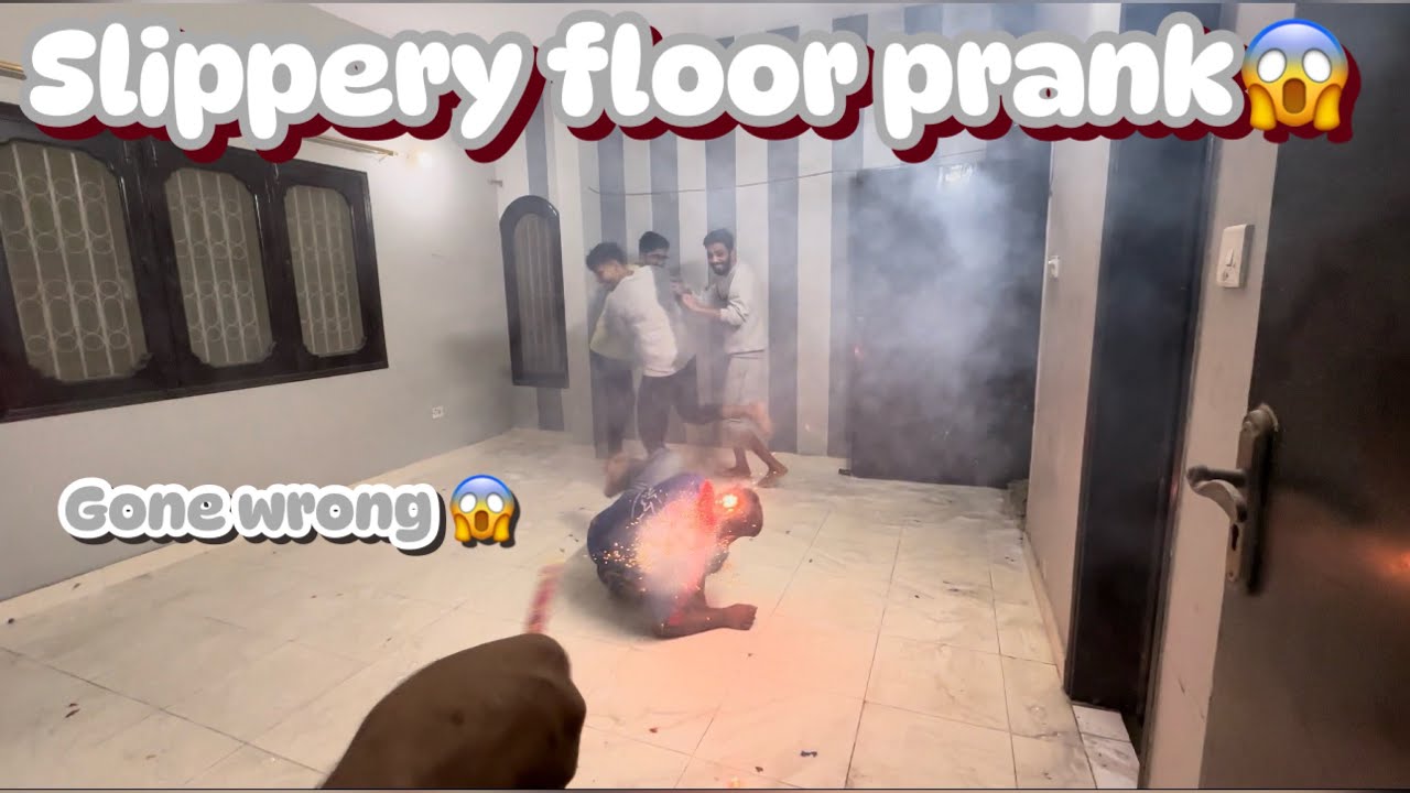 Slippery Floor Prank | Funny Video - YouTube