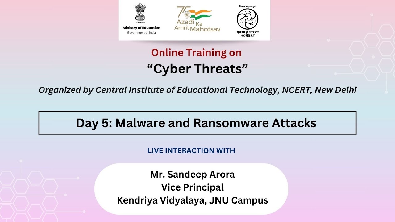 Day 5: Malware and Ransomware Attacks | Online Training on "Cyber ...