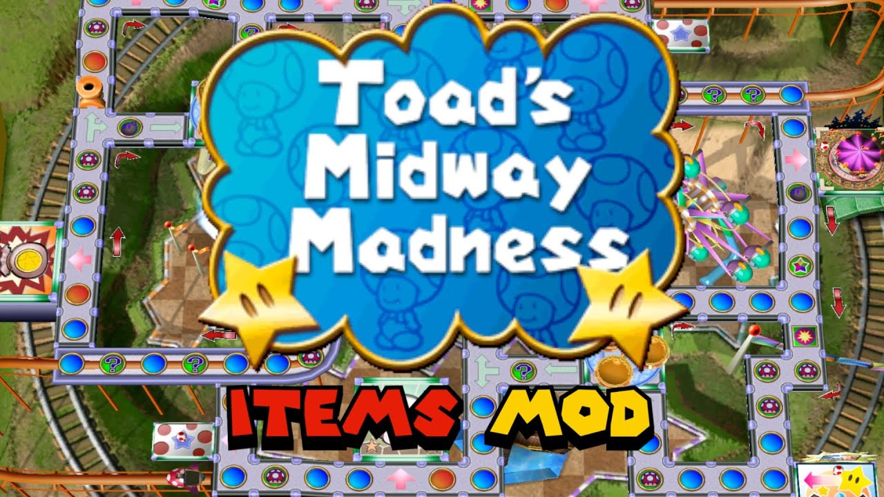 Toad's Midway Madness | Mario Party 4 Items Mod - YouTube