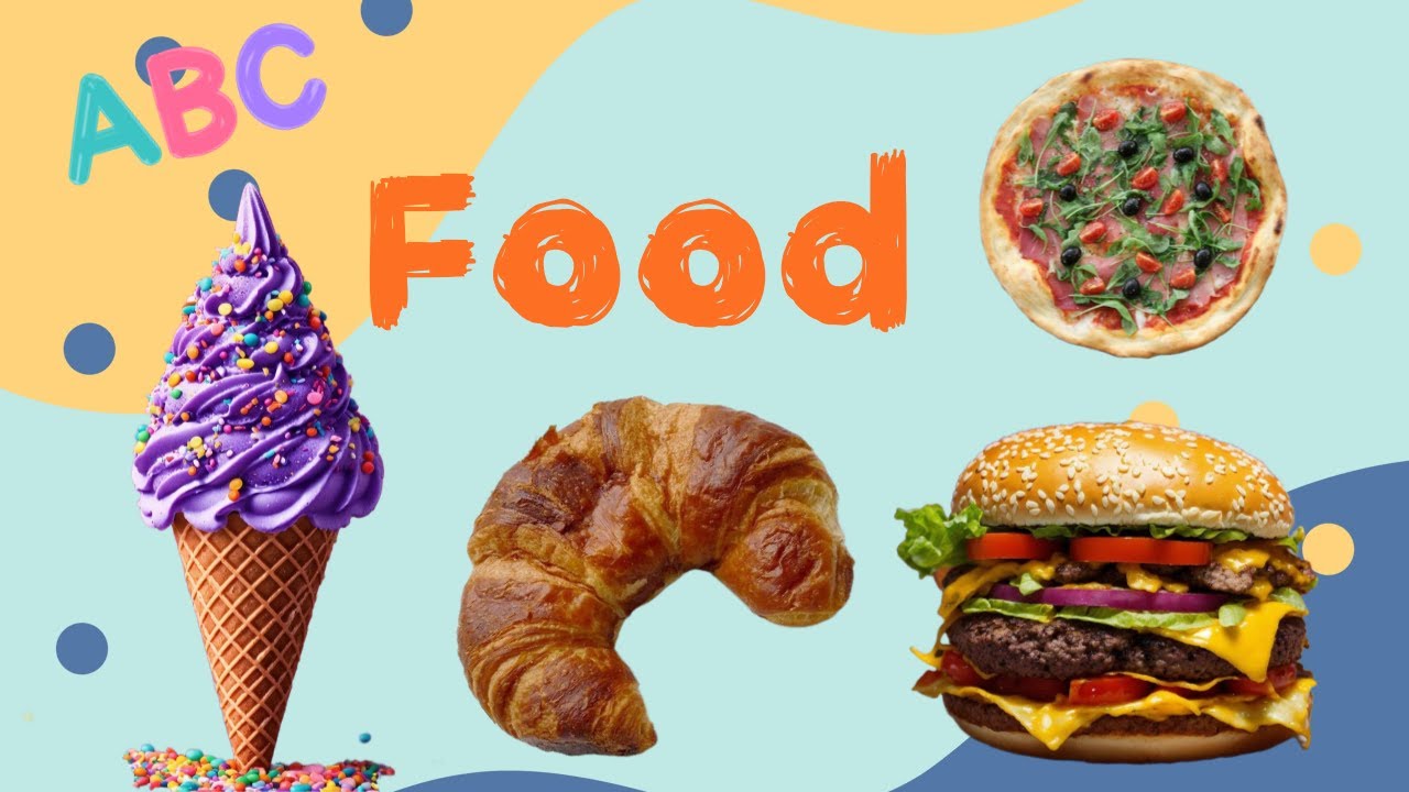 Learn Food Words in English | Fun Kids Song for Toddlers & Preschoolers ...