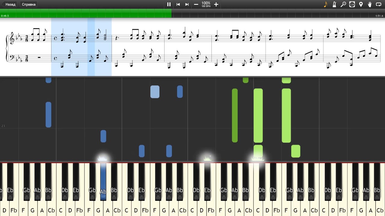 Black Butler ~ Kuroshitsuji ~ Monochrome no kiss - Piano tutorial and ...