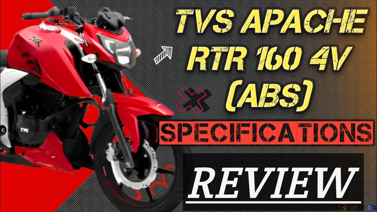 TVS Apache RTR 160 4v (ABS) 🔥🔥 Specifications Review - YouTube