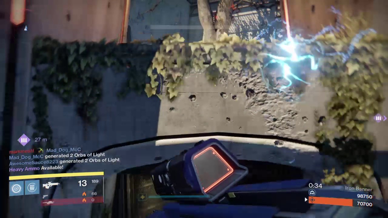Destiny team wipe iron banner - YouTube