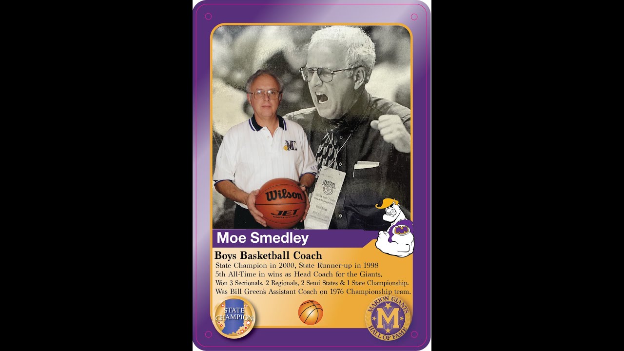 Coach Moe Smedley Marion Giant Athletic Hall of Fame - YouTube
