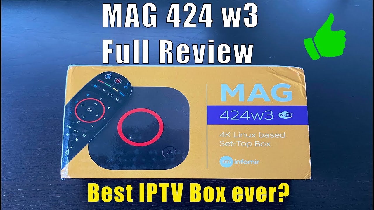 Infomir MAG 424 W3 IPTV Review - Unboxing, Features, Setup & Comparison ...