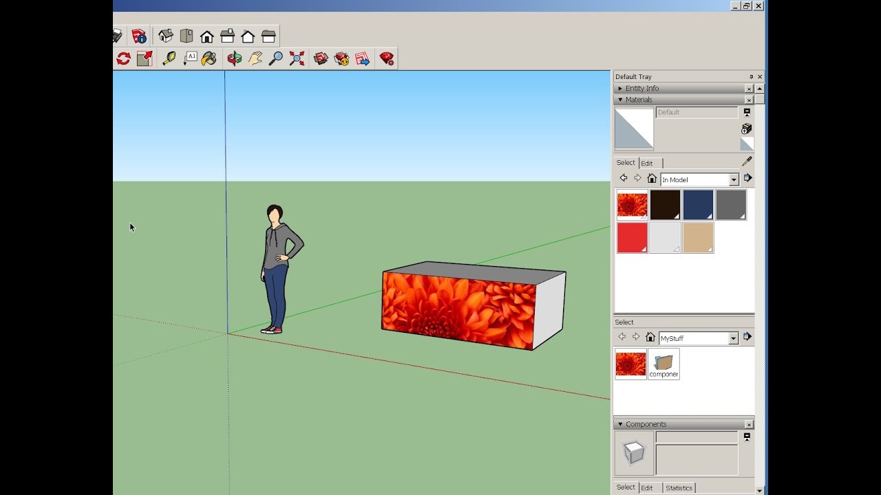 SketchUp 2018: Link and Fill a Collections Folder - YouTube