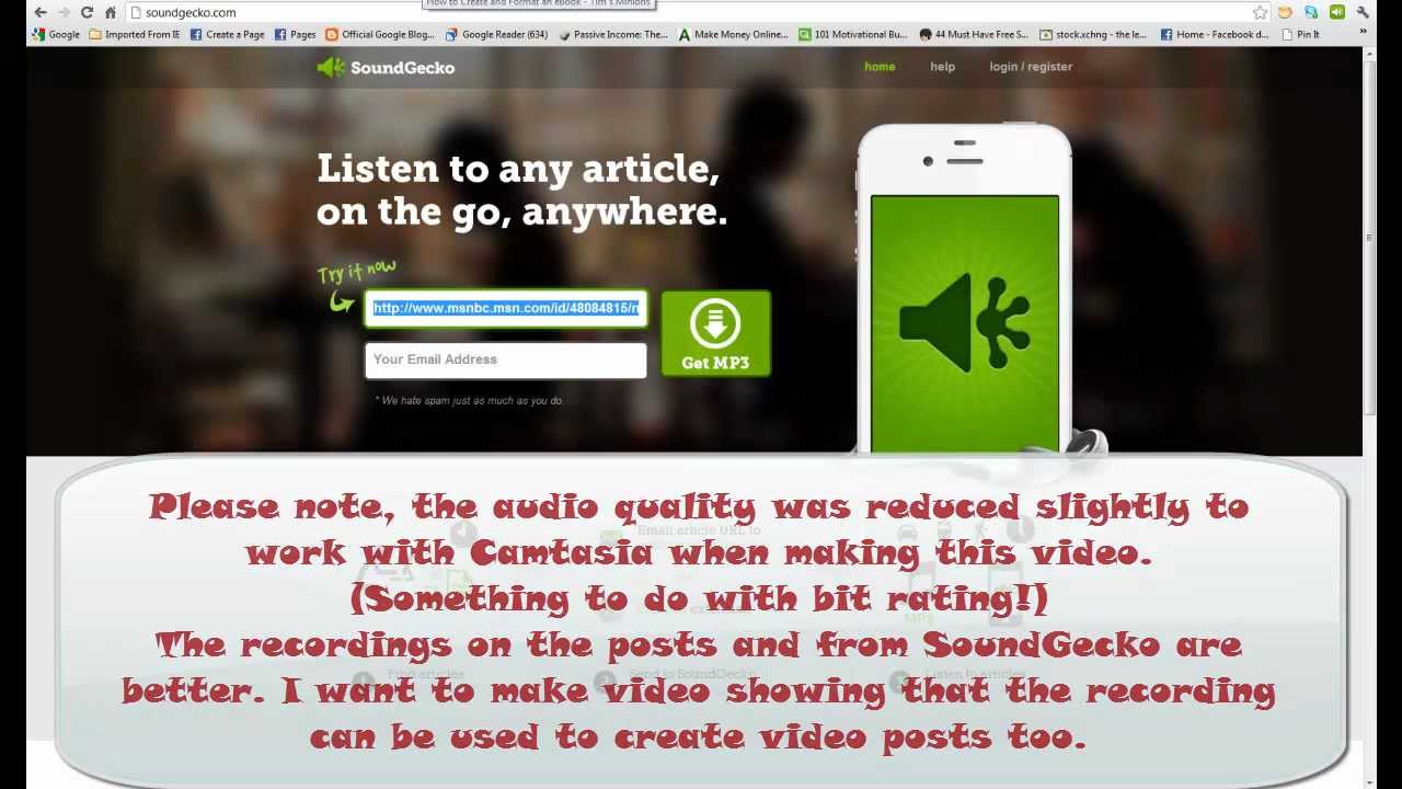 Create an Audio Version of Your Blog Posts - YouTube