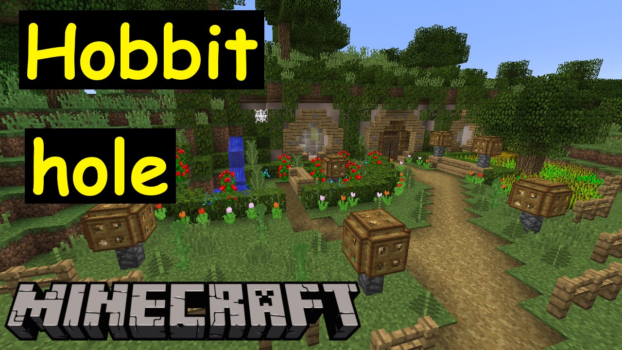 Hobbit Hole in Minecraft - Overview - YouTube