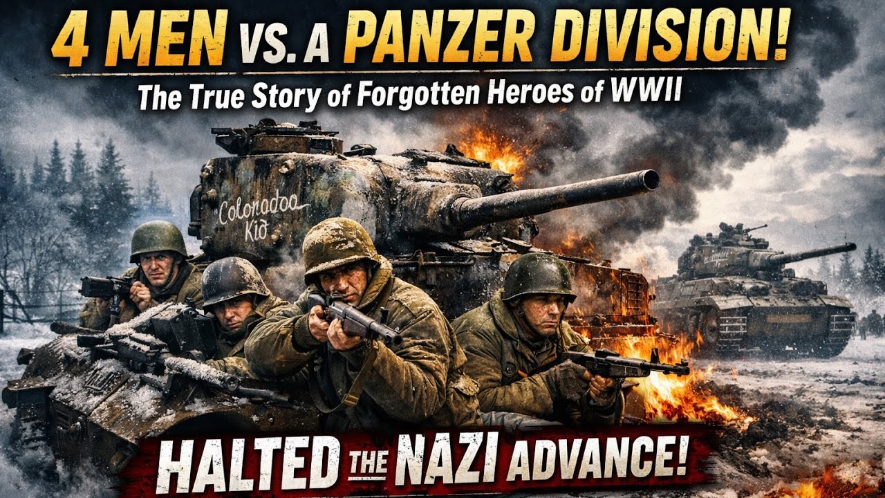 4 GIs in a Broken Tank Halted a Panzer Division For the Greatest ...
