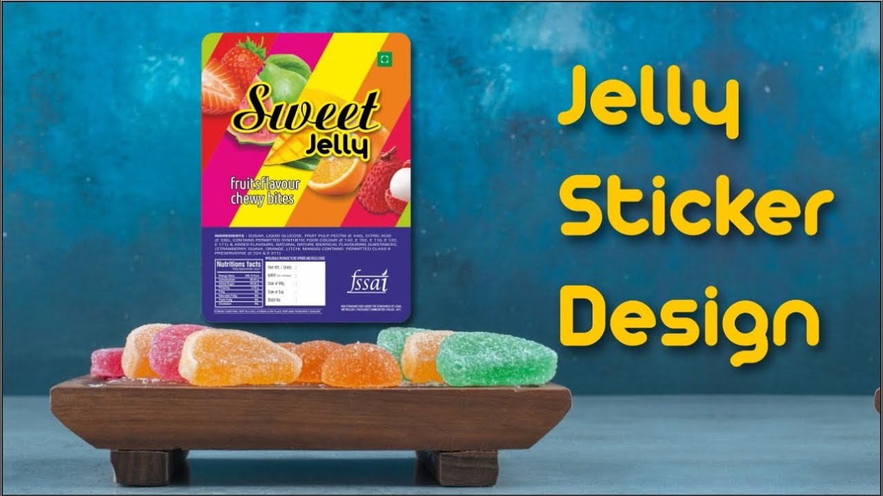Sweet jelly jar sticker design #graphicdesign #logosign #graphics - YouTube