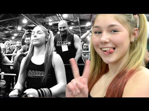 13 year old girl Benches 240lb RAW