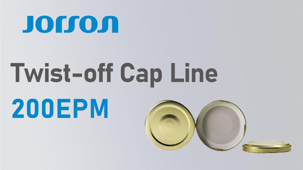 Twist-off cap line (200epm) - YouTube