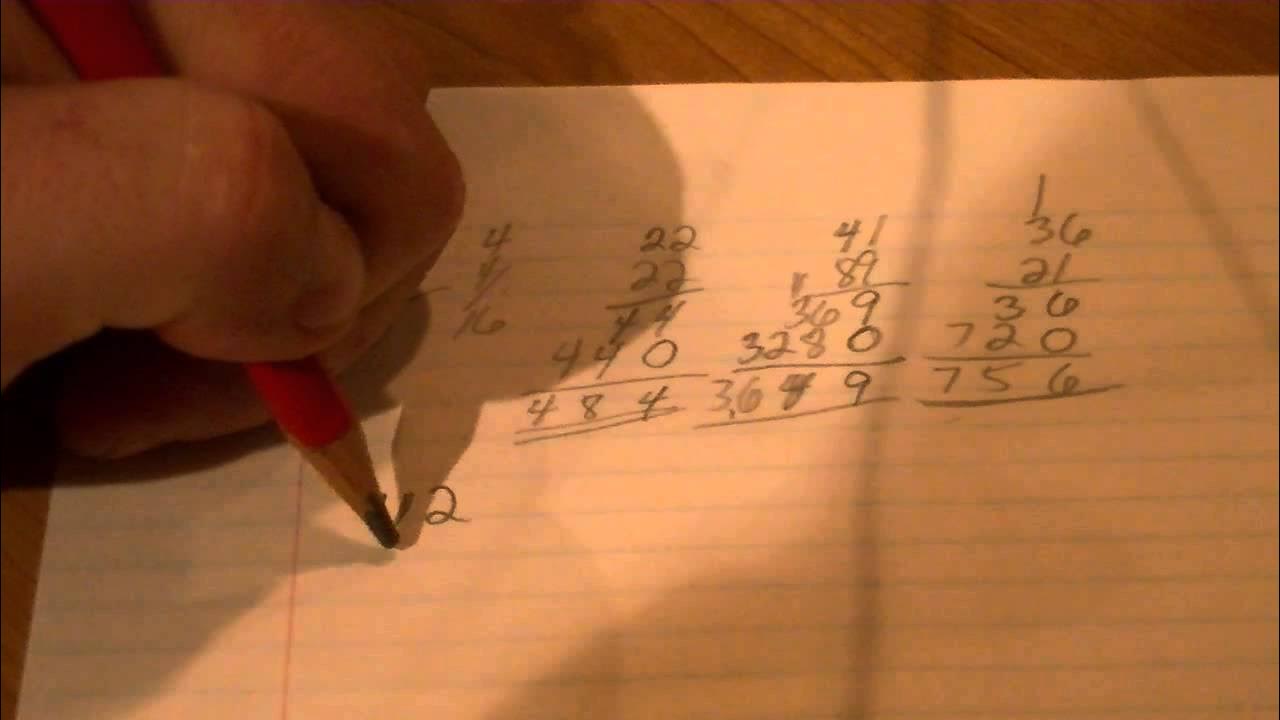 How to multiply LARGE numbers without using a calculator! - YouTube
