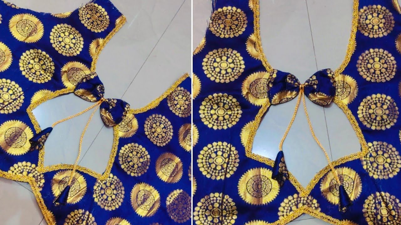 Blouse back neck design bnana sikhe/blouse ki design /blouse ka gla ...