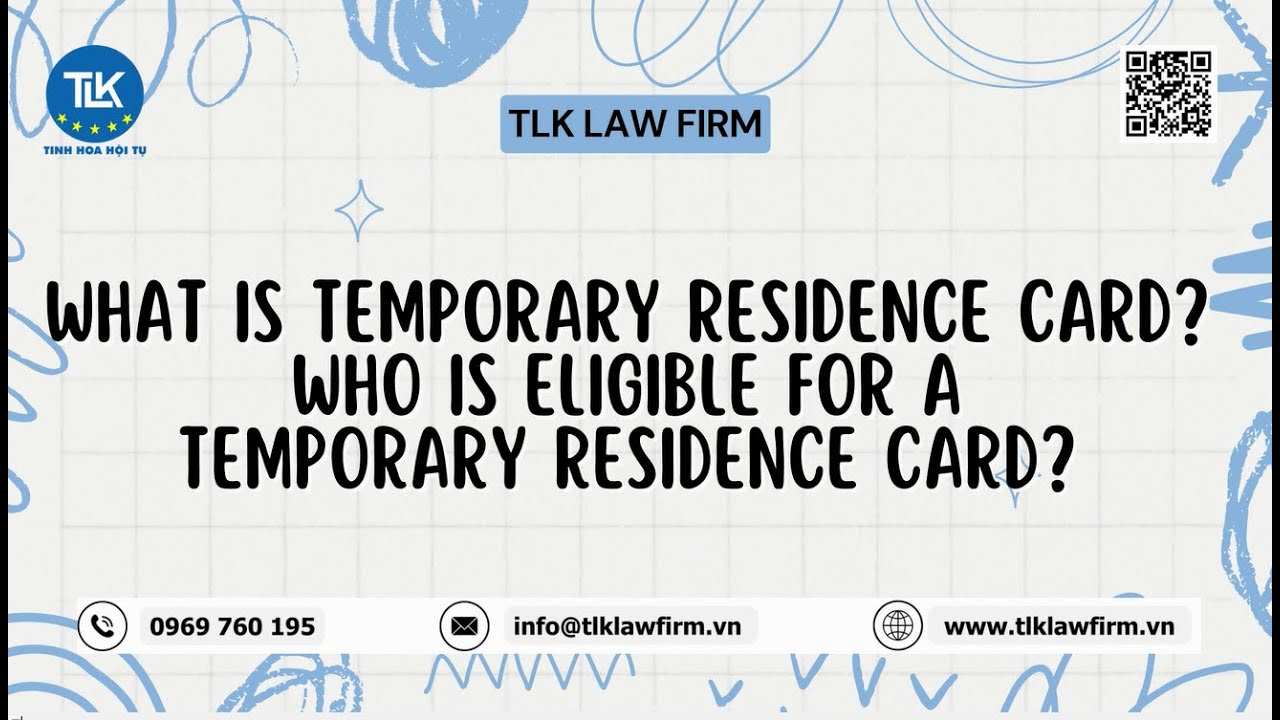 [LEGAL CONSULTING] WHAT IS TEMPORARY RESIDENCE CARD? - YouTube