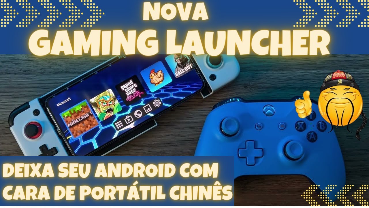 NASCE UMA CONCORRENTE DA CONSOLE LAUNCHER, É A GAMING LAUNCHER. - YouTube