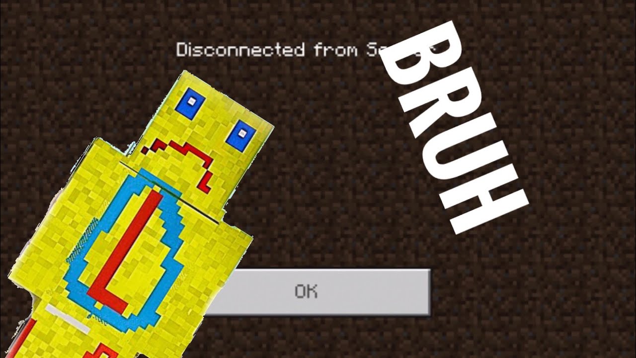 POV:You disconnect mid game! (Minecraft cubecraft) - YouTube