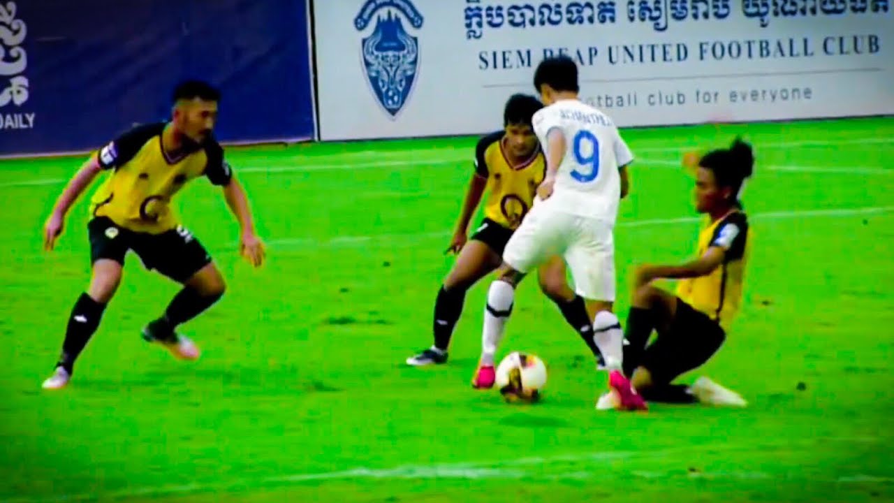 Sieng Chanthea Amazing GOAL & Skills | Against Soltilo Angkor FC🇰🇭 ...