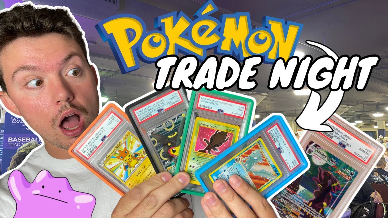 POKEMON TRADE NIGHT - BUYER POV at The National Card Show - YouTube