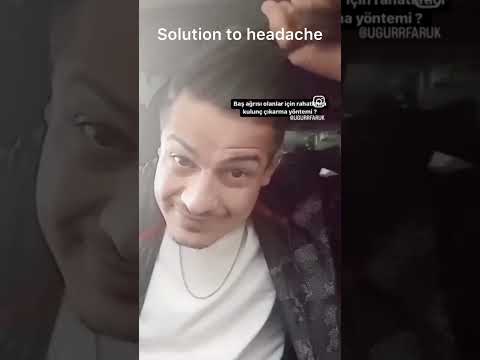 Baş ağrısına kulunç kırma tedavisi (end the headache)