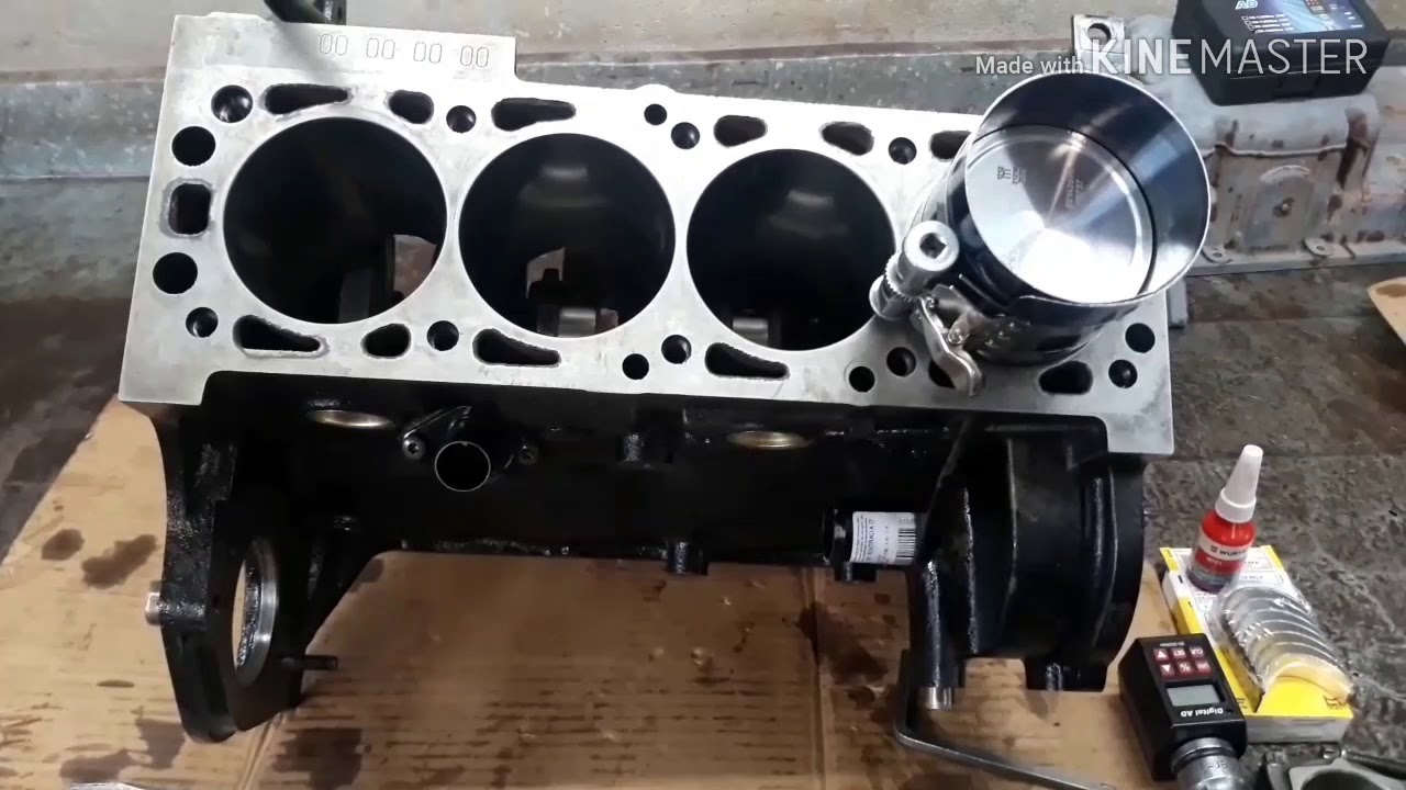 Montando motor 1.8 - YouTube