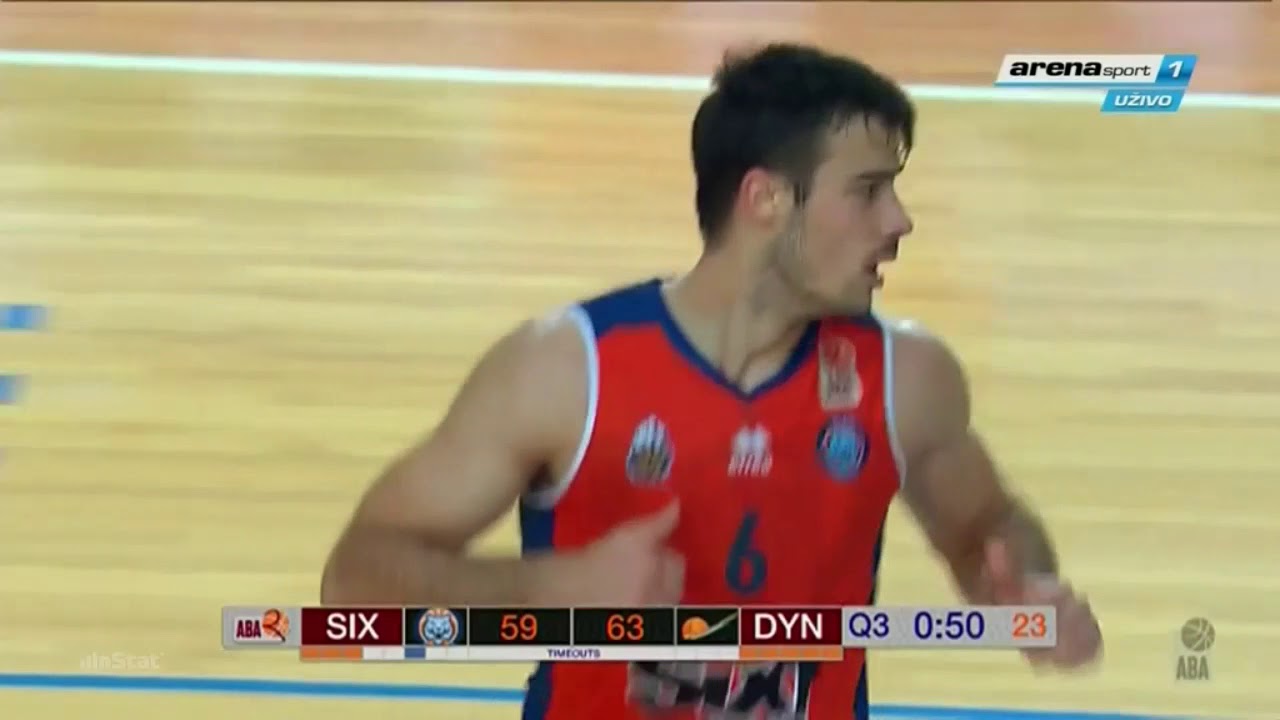 Daniel Vujasinovic/Marijan Cakarun fake pick and roll and alley opp ...