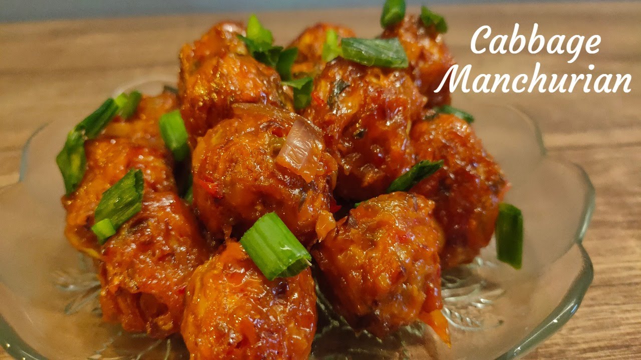 Cabbage Manchurian Recipe | Dry Cabbage Manchurian Recipe - YouTube