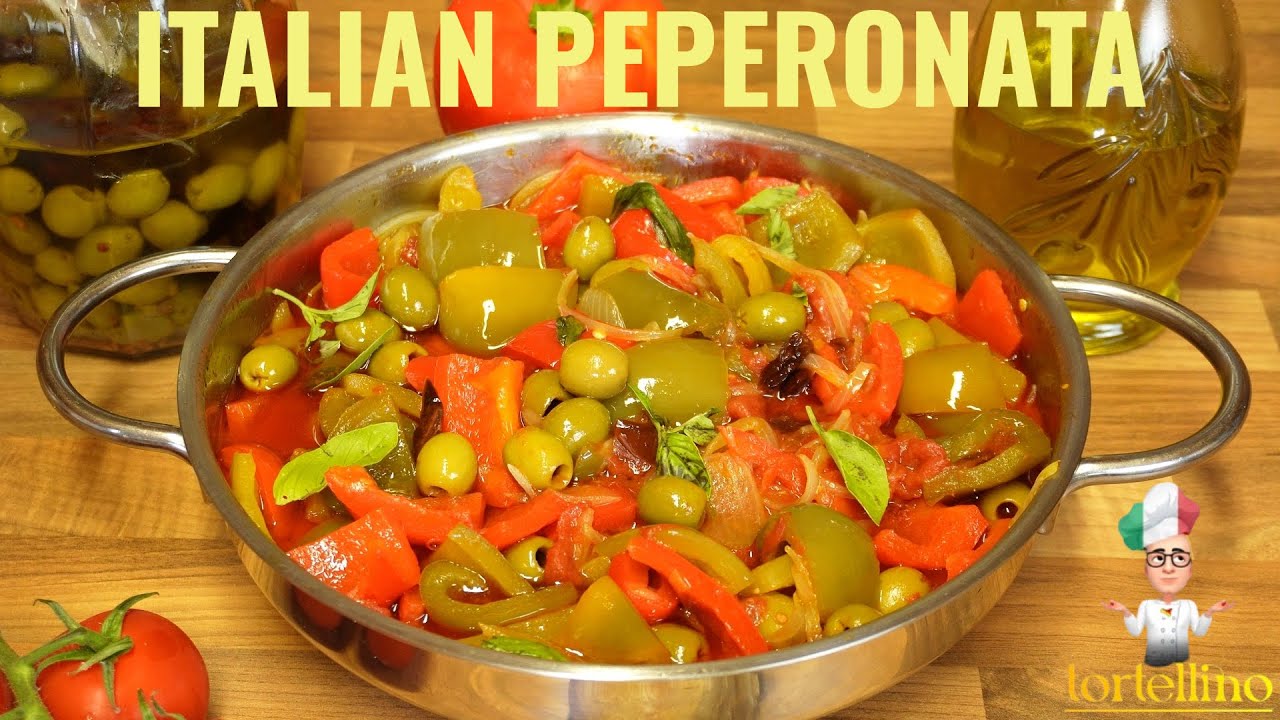 PEPERONATA: Easy & Delicious Mediterranean Bell Pepper Dish - YouTube