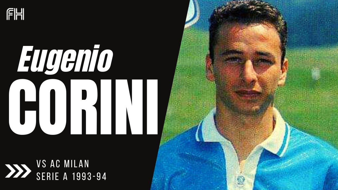 Eugenio Corini Skills Napoli 1-0 AC Milan Serie A 1993-94 - YouTube