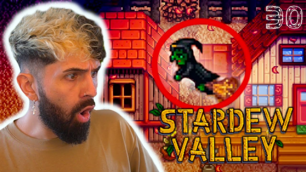 CURSED by a WITCH? | Stardew Valley (First Playthrough) - PART 30 - YouTube