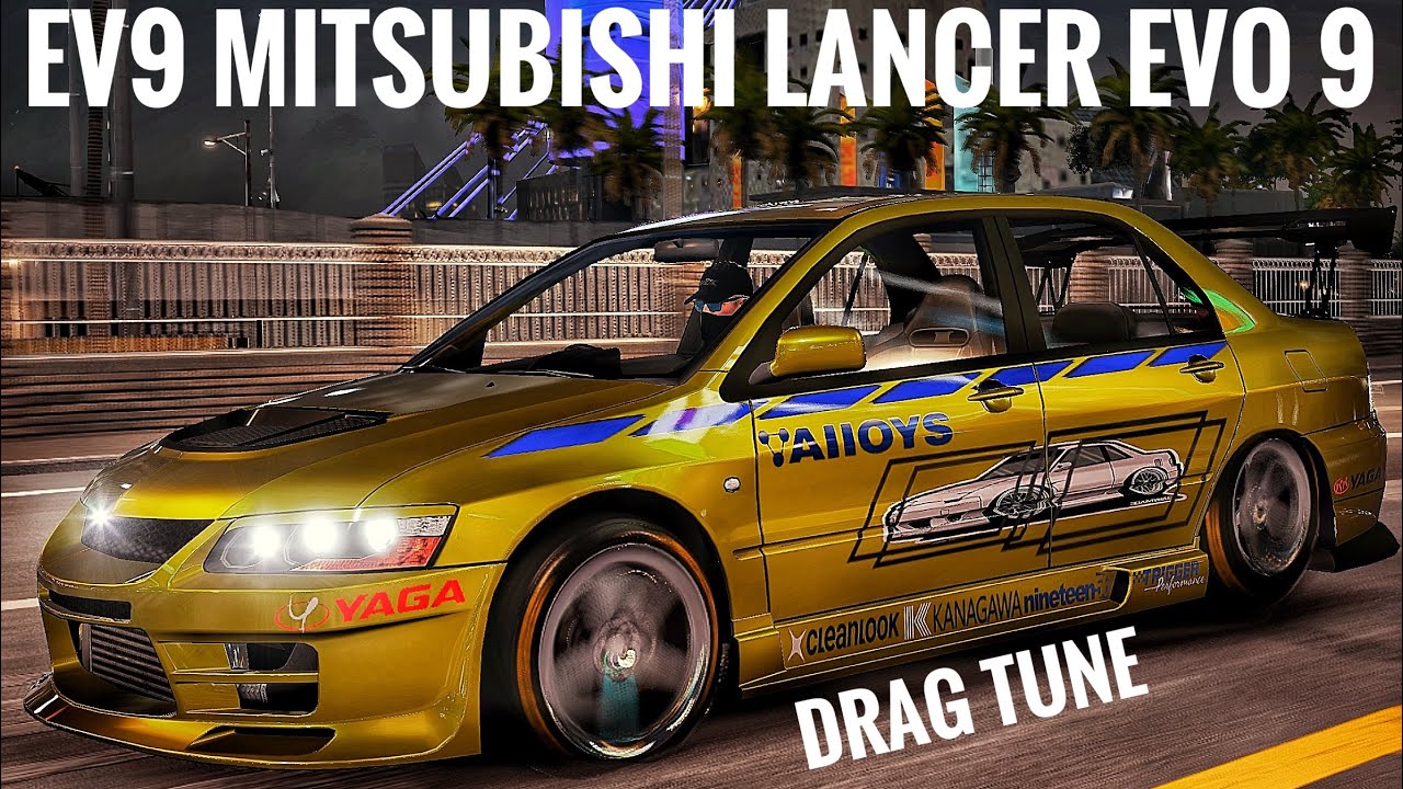 EV9 (Mitsubishi Lancer Evo 9) Gameplay CarX Street Tune Drag || CarX ...