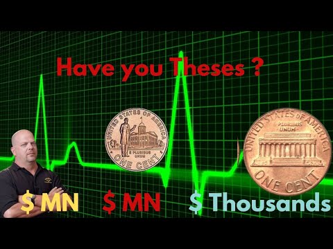 ONE CENT HISTORY VALUE AND BIG WORTH OF MONEY IN CIRCULATION AND OLD PENNIES;