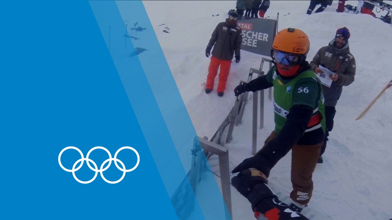 POV Snowboard Cross Race Action With Chris Robanske - YouTube