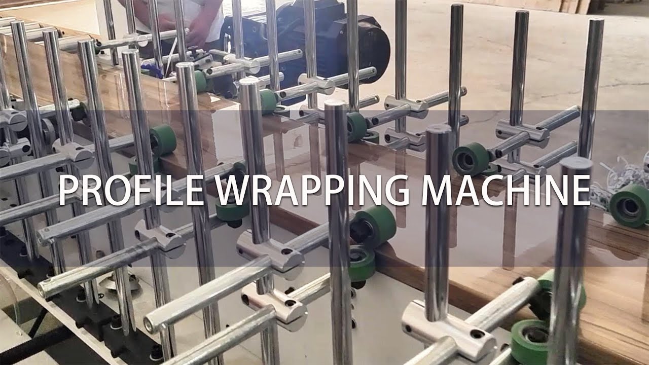 Wide Line Sheet & Profile wrapping prodution Line - YouTube