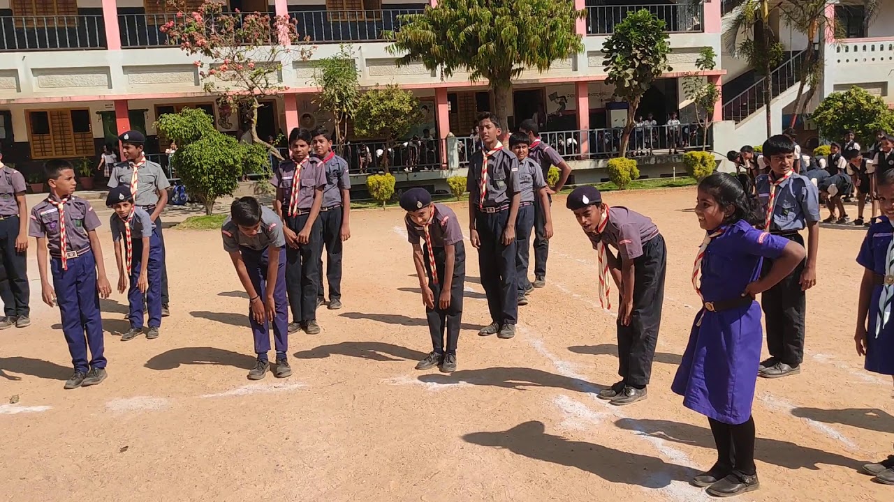 Robert Baden-Powell birthday celebration Part 04 ( exercise ) - YouTube