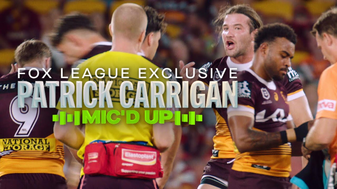 Pat Carrigan Mic'd up against the Tigers is must-watch entertainment 💥 ...