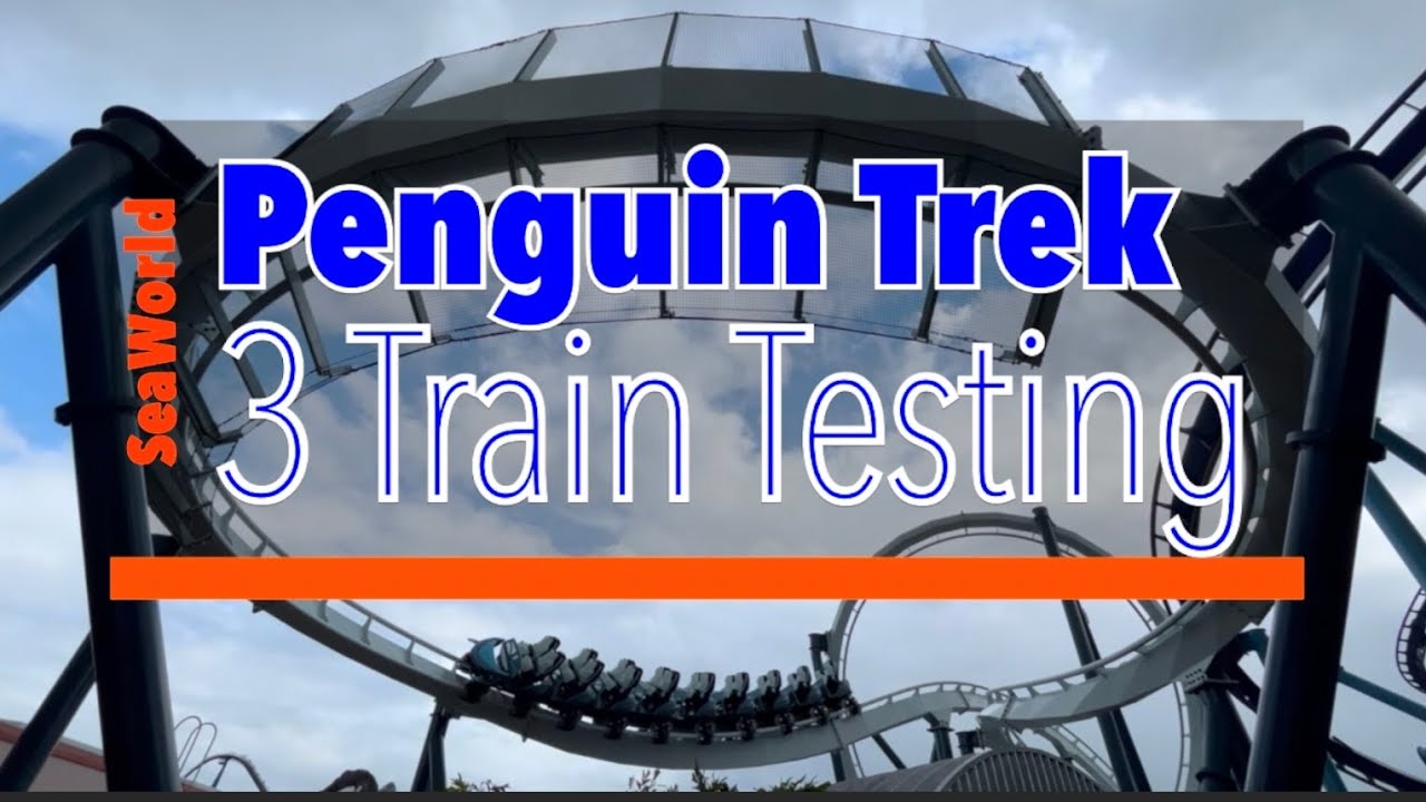 Penguin Trek Final Testing SeaWorld Orlando - YouTube