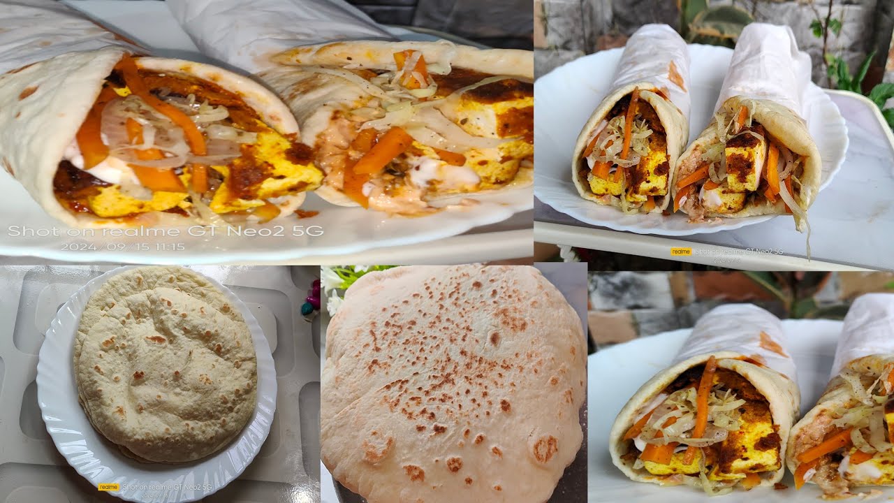 Paneer Shawarma Recipe | Paneer Roll | Easy Veg Shawarma Recipe | It's Juhi - YouTube