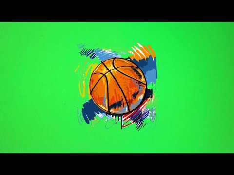 basketball Animated video | green screen video | king wc #basketball # ...