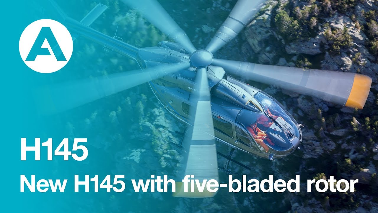 New H145 with five-bladed rotor - YouTube