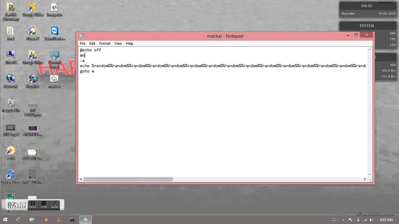 How to print MATRIX using Notepad!!! - YouTube