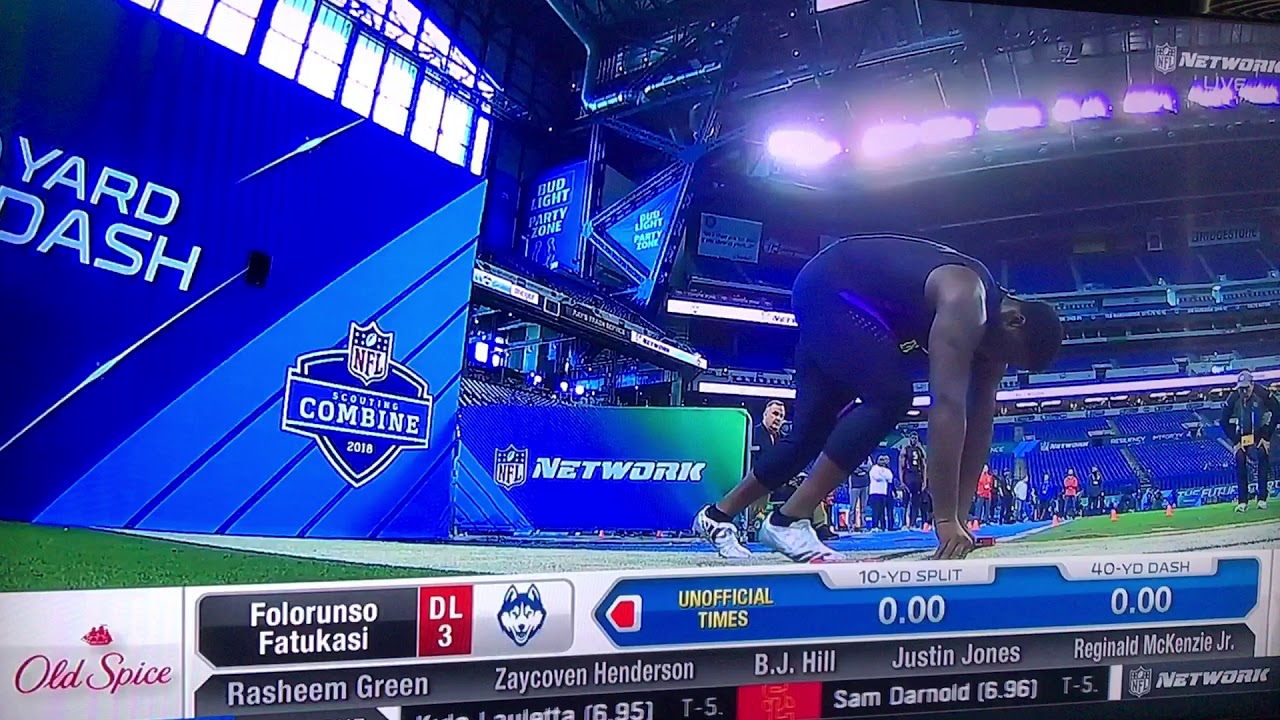 This Is UConn Country: Foley Fatukasi 1st 40-Time From 2018 NFL Combine ...