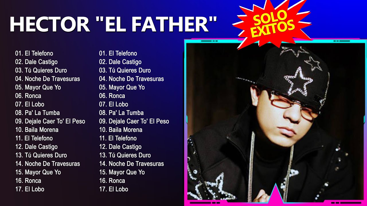 HECTOR EL FATHER | Grandes Exitos de Hector El Father - Mix Album 2024 ...
