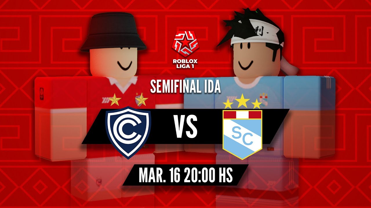 CIENCIANO VS SPORTING CRISTAL SEMIFINAL IDA | ROBLOX LIGA 1 MPS ...