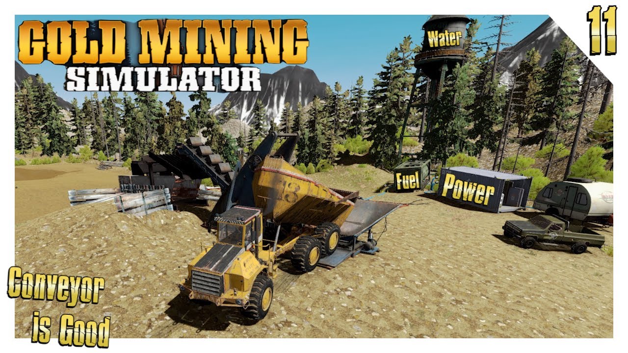 Got the Conveyor Belt and Big Electric Hooked Up + Did a Clean Out | Ep 11 | Gold Mining ...