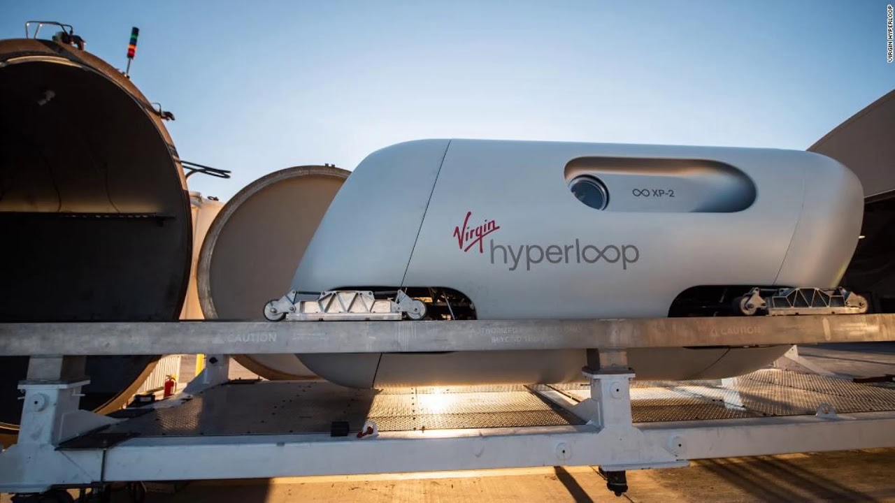 Virgin's levitating hyperloop pod system - YouTube