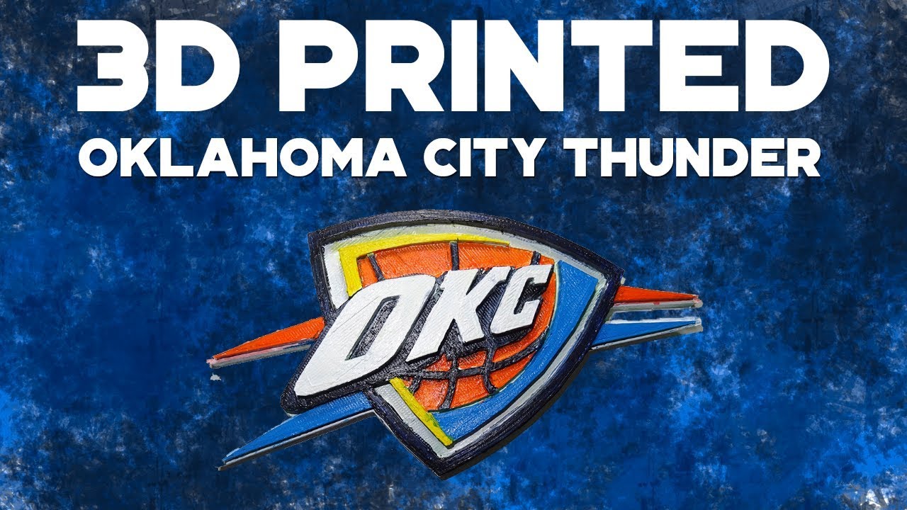 Okc Thunder Logo 3d