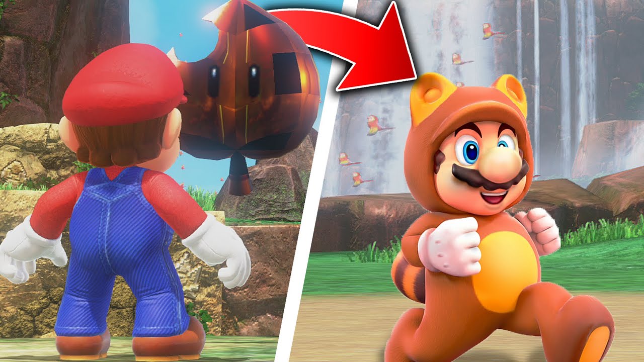 What happens when Mario uses the Tanooki Super Leaf in Super Mario ...