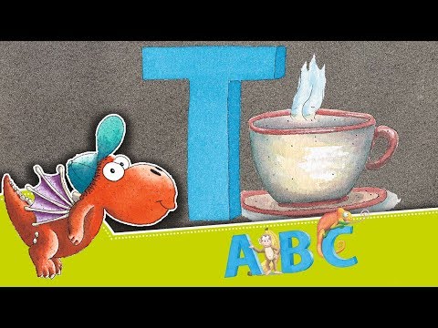 Der kleine Drache Kokosnuss und die Buchstaben: T  – Alphabet lernen – Lernvideo für Kinder